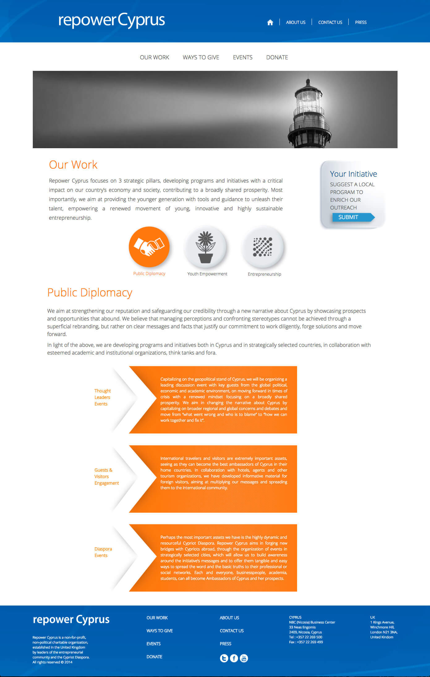 Repower Cyprus Website Design & Development | Opium Works